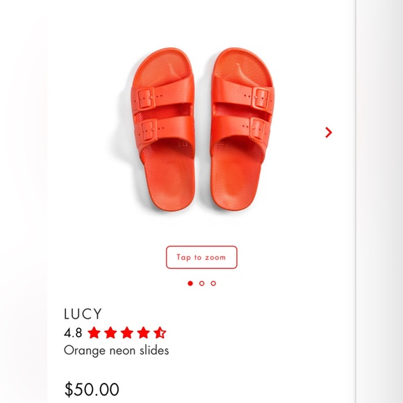 Freedom Moses | Shoes | Freedom Moses Neon Orange Slides | Poshmark